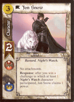 Jon Snow (VE) | CardGuide Wiki | Fandom