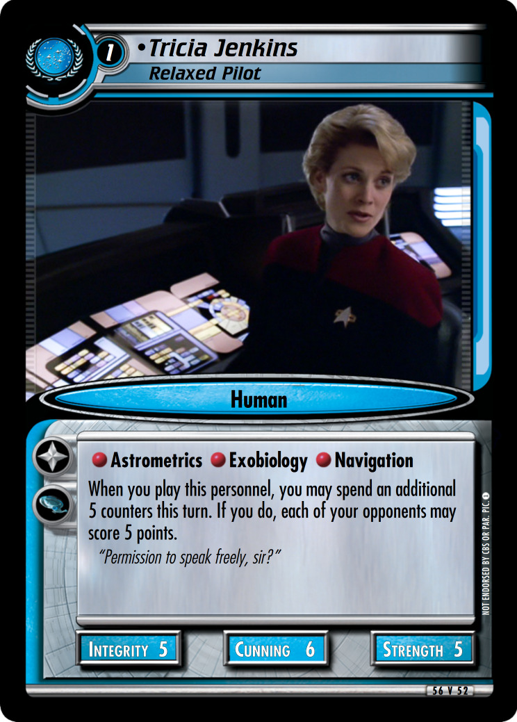 Tricia Jenkins Relaxed Pilot Ctk Cardguide Wiki Fandom