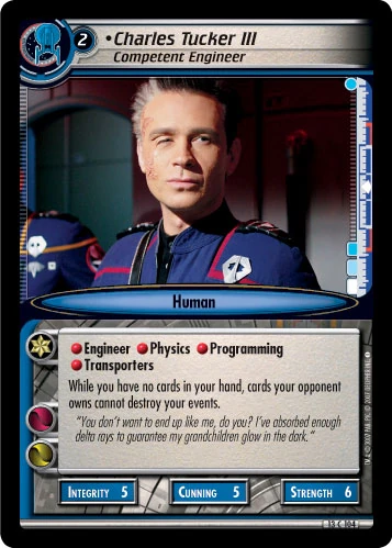 Charles Tucker III - Competent Engineer (IAMD) | CardGuide Wiki | Fandom