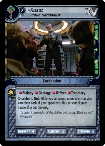 Rusot - Proud Nationalist (VP) | CardGuide Wiki | Fandom