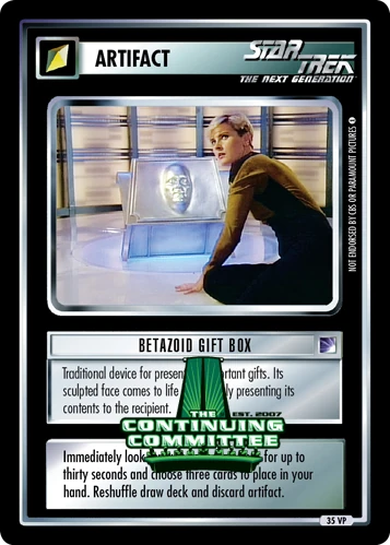 Betazoid Gift Box (VP TCC) | CardGuide Wiki | Fandom