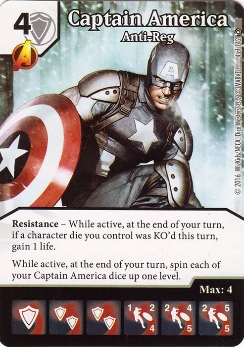 Captain America - Anti-Reg (CW) | CardGuide Wiki | Fandom