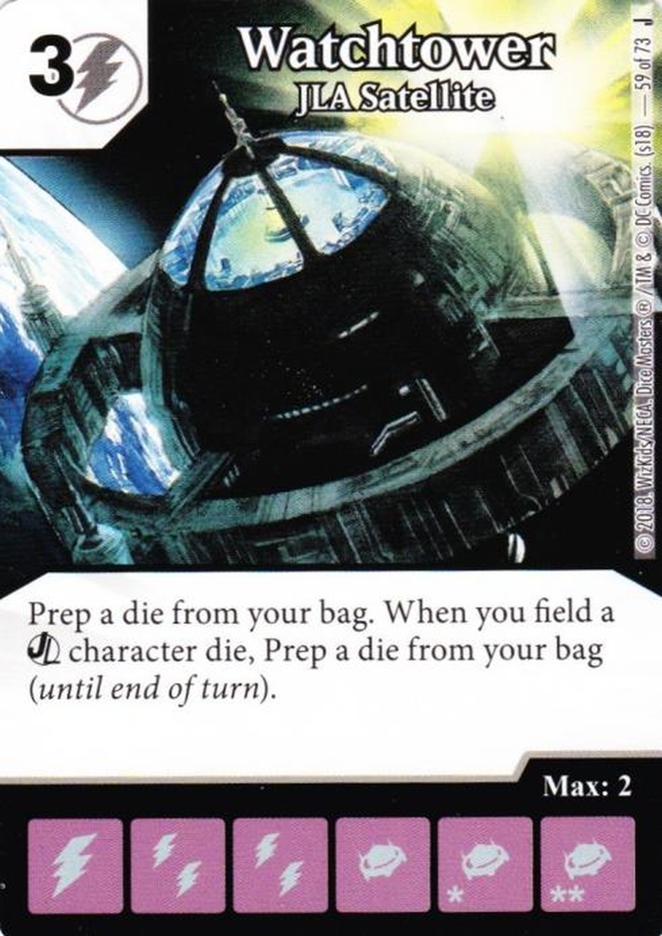 Watchtower Jla Satellite Jcb Cardguide Wiki Fandom