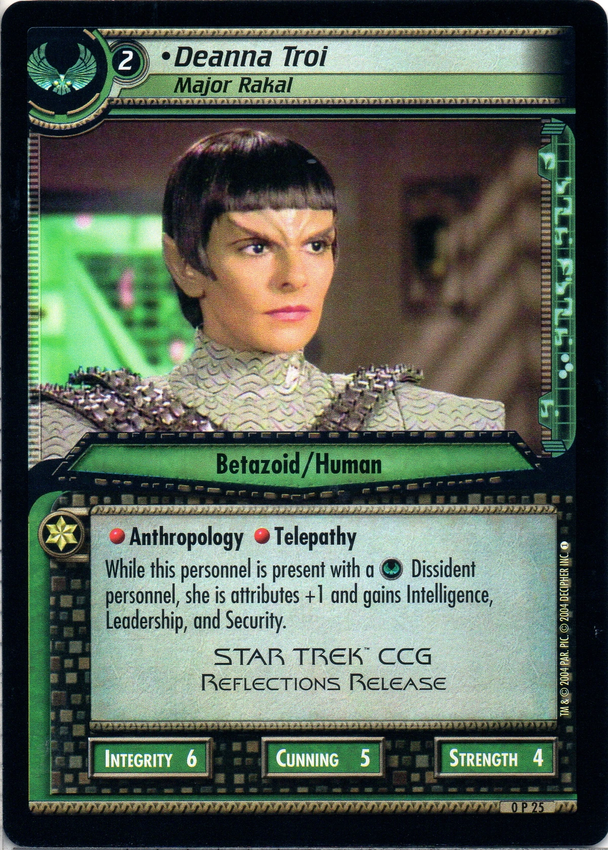 Deanna Troi - Major Rakal (P) | CardGuide Wiki | Fandom