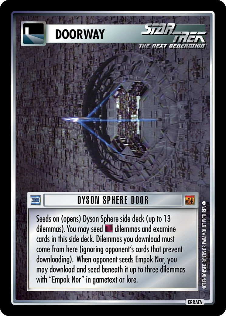 Dyson Sphere Door (Errata 2) (HF6) | CardGuide Wiki | Fandom