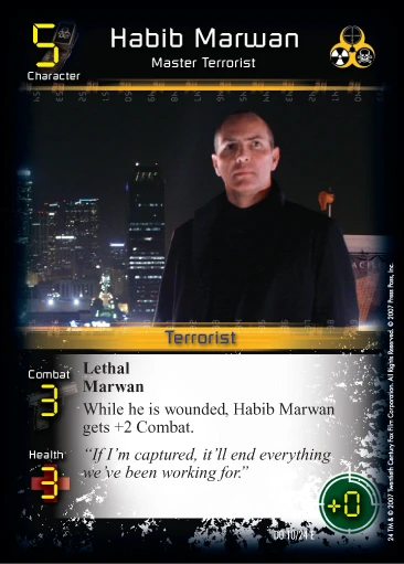 Habib Marwan - Master Terrorist (D0) (Elite) | CardGuide Wiki | Fandom