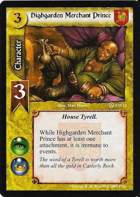 Highgarden Merchant Prince (VPS) | CardGuide Wiki | Fandom