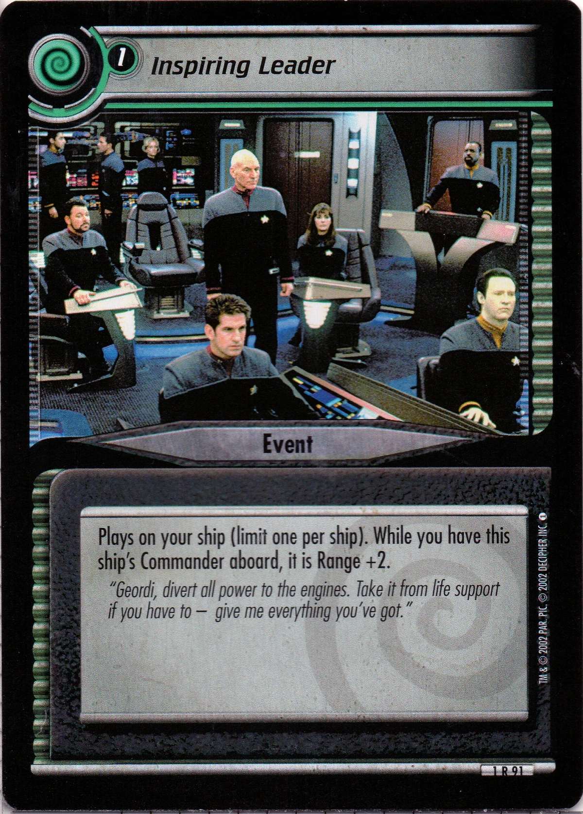 Inspiring Leader | CardGuide Wiki | Fandom