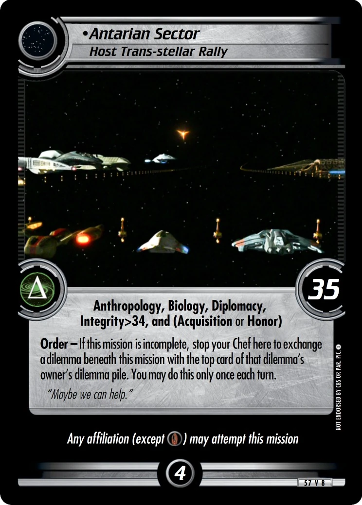 Antarian Sector - Host Trans-stellar Rally (ClCiv) | CardGuide Wiki ...