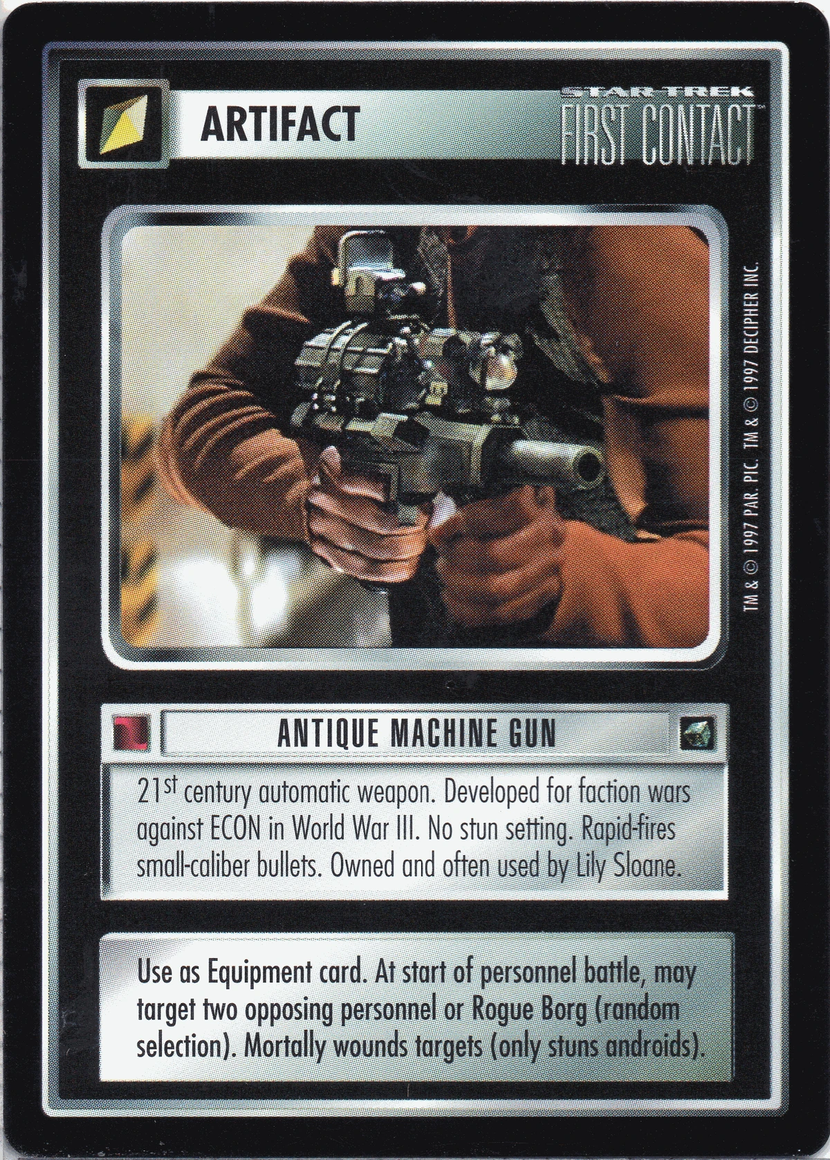 Antique Machine Gun (FC) | CardGuide Wiki | Fandom