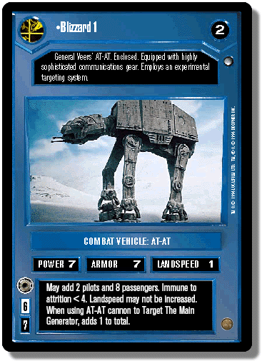 Blizzard 1 (Hoth) | CardGuide Wiki | Fandom