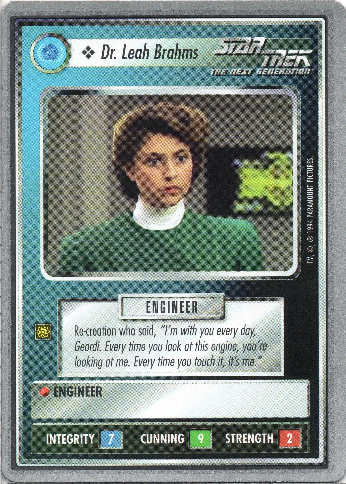 Dr. Leah Brahms (CT) | CardGuide Wiki | Fandom