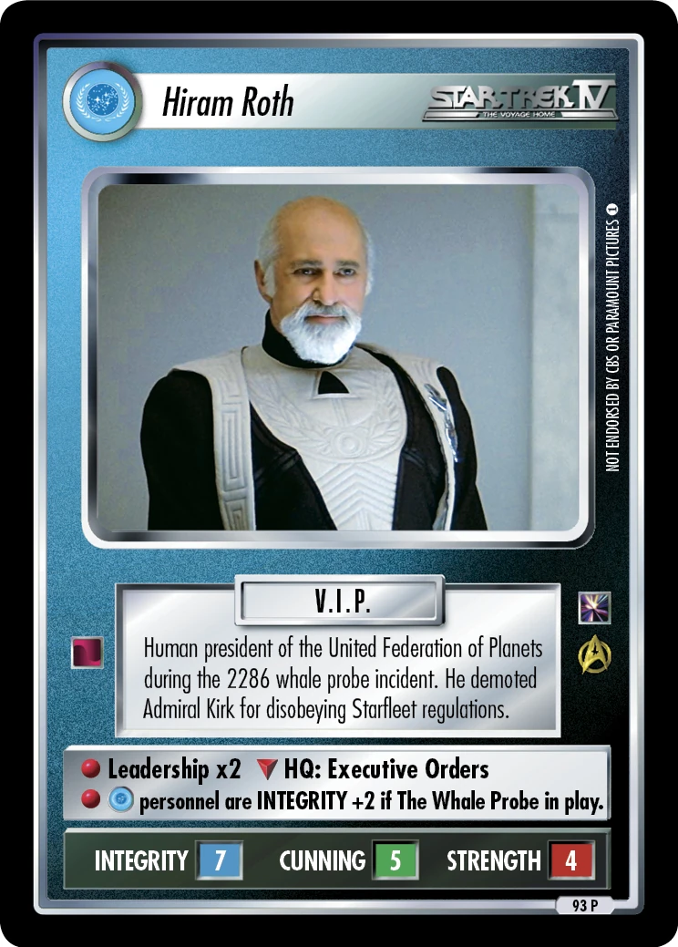 Hiram Roth (WP2017) | CardGuide Wiki | Fandom