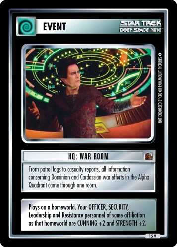 HQ: War Room (HF2) | CardGuide Wiki | Fandom