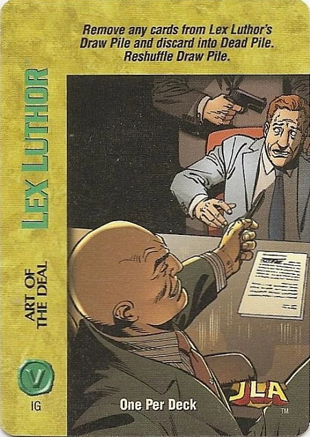 Lex Luthor - Art of the Deal (JLAOP) | CardGuide Wiki | Fandom