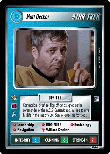 Matt Decker (LW) | CardGuide Wiki | Fandom