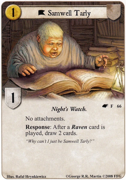 Samwell Tarly (TRS) | CardGuide Wiki | Fandom