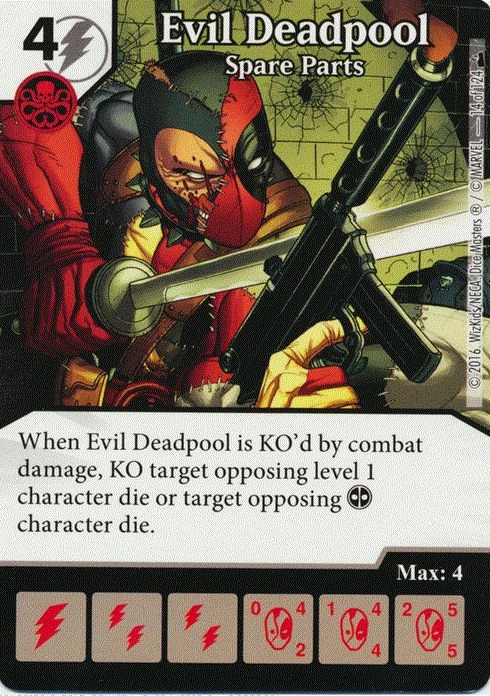 Evil Deadpool - Spare Parts (DPDM) | CardGuide Wiki | Fandom