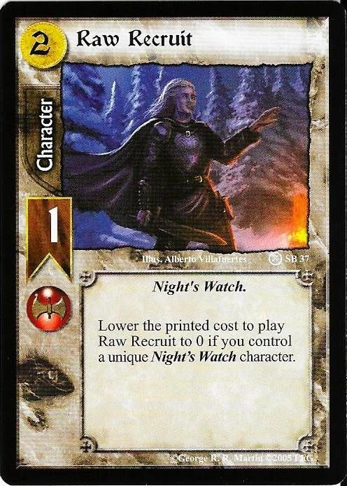 Raw Recruit (VPS) | CardGuide Wiki | Fandom
