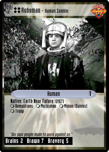 Roboman - Human Zombie (IE) | CardGuide Wiki | Fandom
