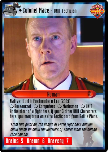 Colonel Mace - UNIT Tactician (MoW) | CardGuide Wiki | Fandom
