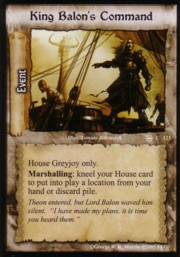 King Balon's Command (ASoT) | CardGuide Wiki | Fandom
