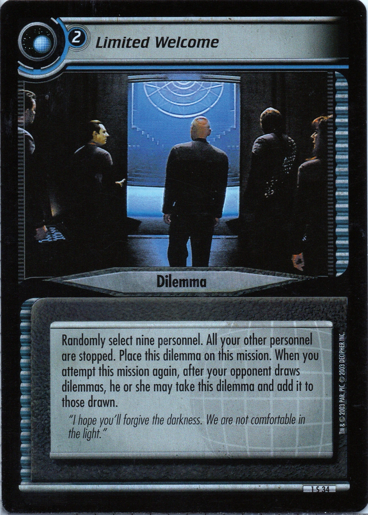 Limited Welcome (2E) (2003) | CardGuide Wiki | Fandom