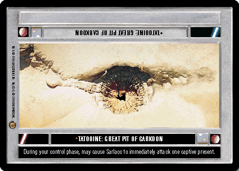Tatooine: Great Pit Of Carkoon | CardGuide Wiki | Fandom