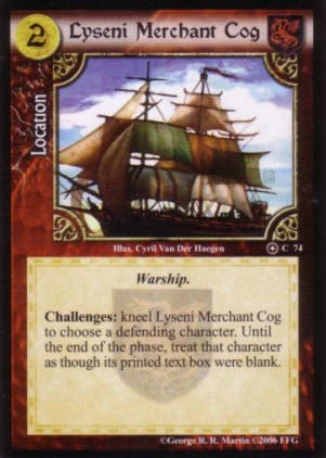 Lyseni Merchant Cog (ASoN) | CardGuide Wiki | Fandom