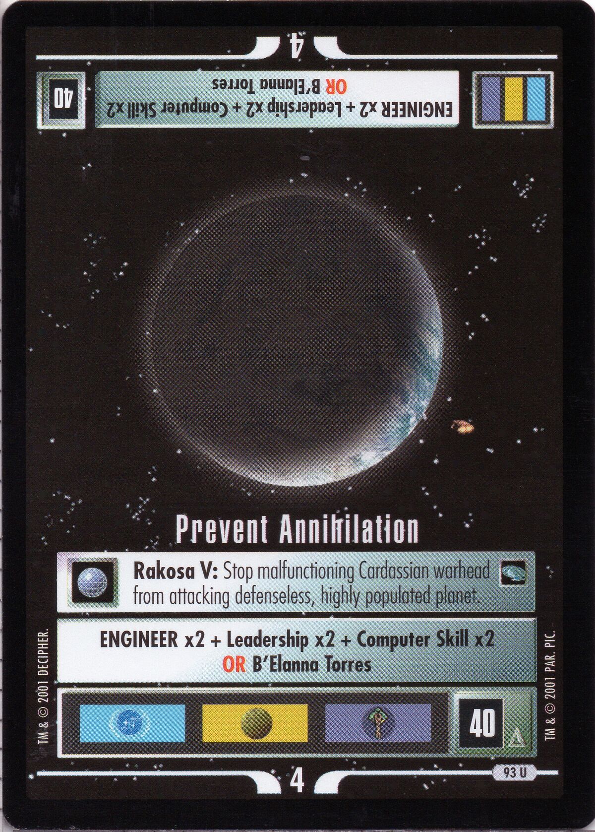 Prevent Annihilation Voy Cardguide Wiki Fandom