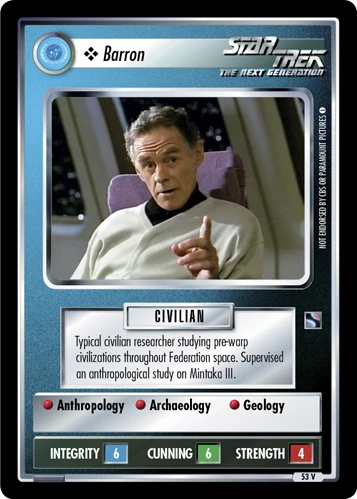 Barron (TNG) | CardGuide Wiki | Fandom