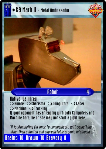 K9 Mark II - Metal Ambassador (AF) | CardGuide Wiki | Fandom