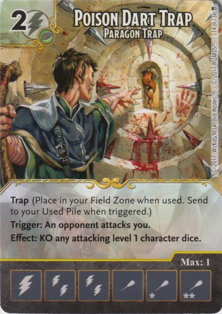 Poison Dart Trap Paragon Trap Toa Cardguide Wiki Fandom