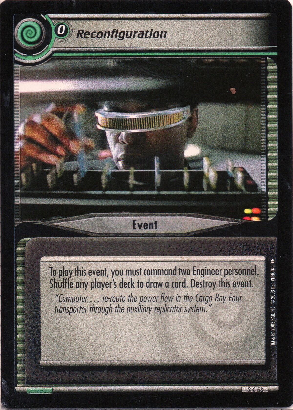 Reconfiguration Ene Cardguide Wiki Fandom