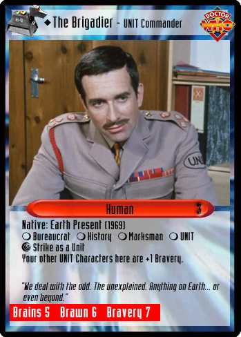 The Brigadier - UNIT Commander (BS) | CardGuide Wiki | Fandom