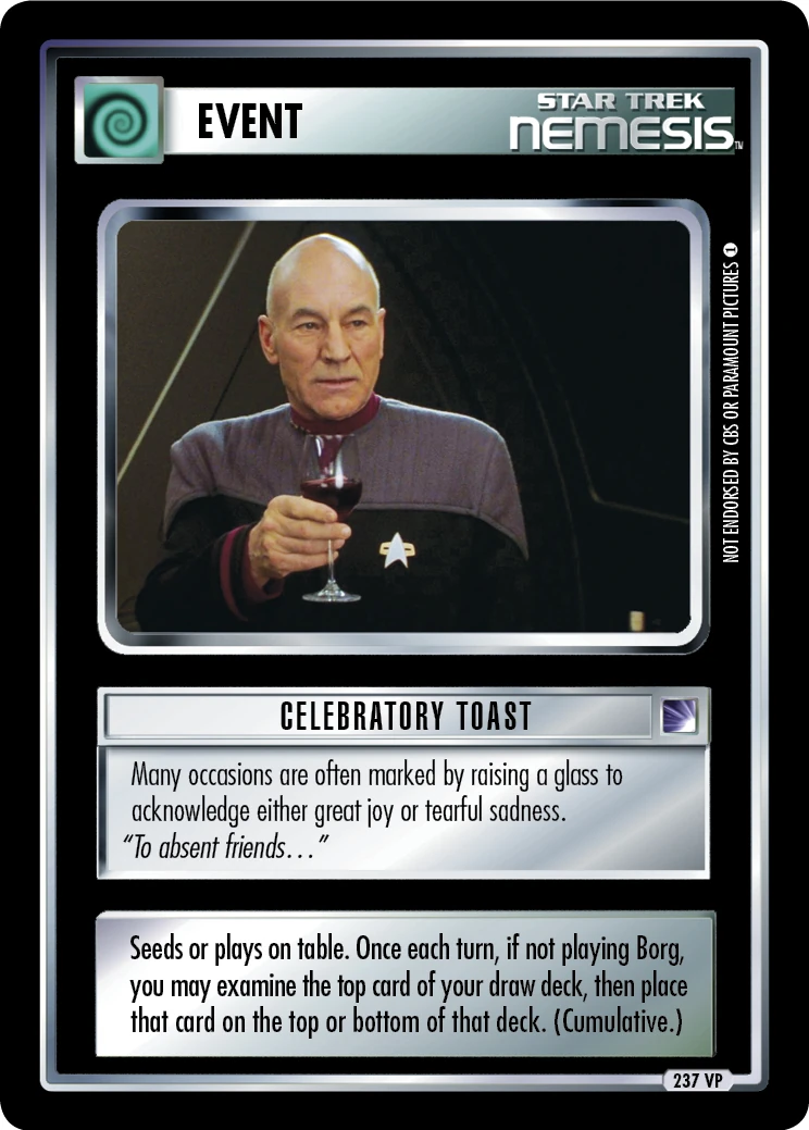 Celebratory Toast (VP) | CardGuide Wiki | Fandom