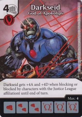 Darkseid - God of Apokolips (JLDM) | CardGuide Wiki | Fandom