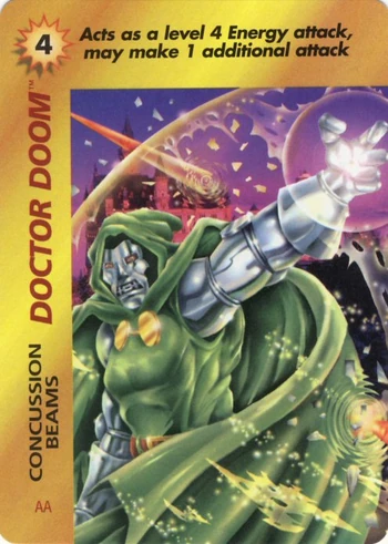 Doctor Doom - Concussion Beams (MVOP) | CardGuide Wiki | Fandom