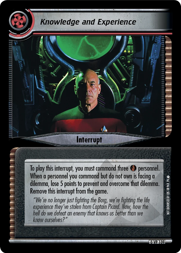 Knowledge and Experience (Errata) (VP) | CardGuide Wiki | Fandom