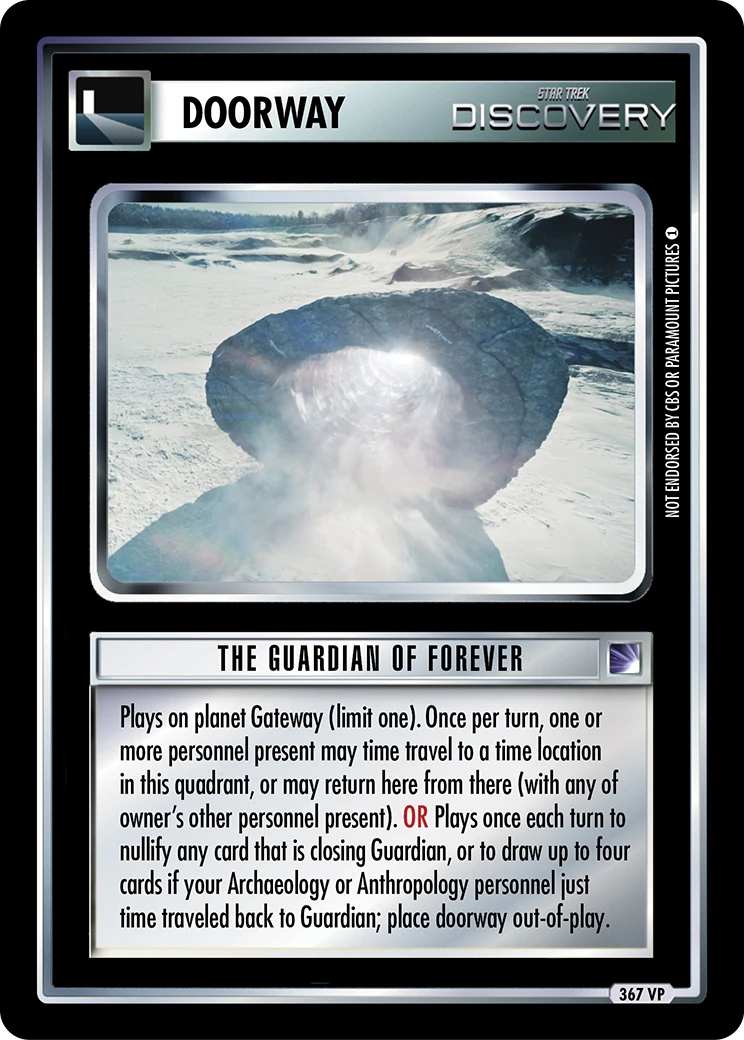 The Guardian of Forever (367VP) | CardGuide Wiki | Fandom