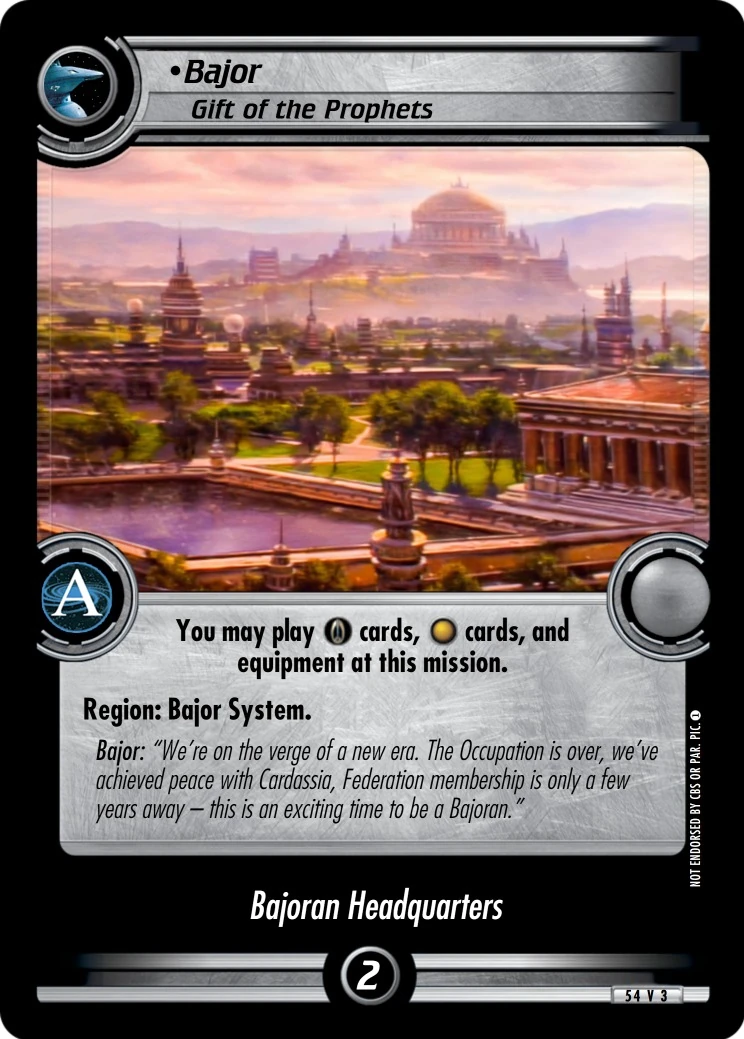 Bajor - Gift of the Prophets (MAH) | CardGuide Wiki | Fandom