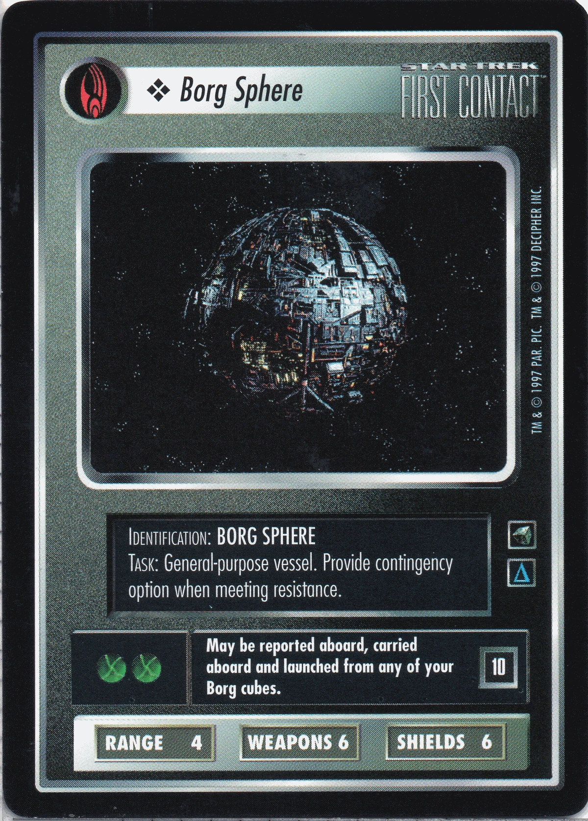 Borg Sphere (FC) | CardGuide Wiki | Fandom