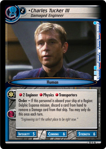 Charles Tucker III - Damaged Engineer (PP) | CardGuide Wiki | Fandom