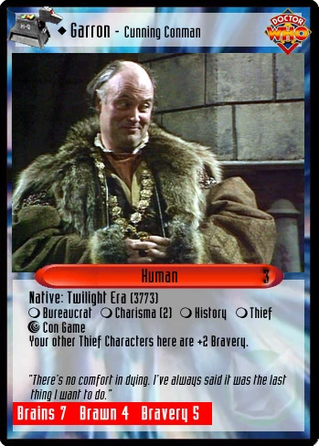 Garron - Cunning Conman (KTT) | CardGuide Wiki | Fandom