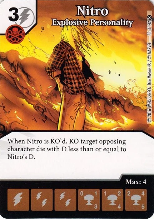Nitro - Explosive Personality (CW) | CardGuide Wiki | Fandom