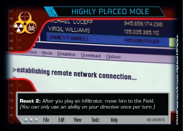 Highly Placed Mole (1E) | CardGuide Wiki | Fandom