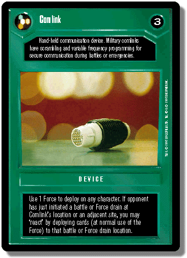 Comlink (PL) | CardGuide Wiki | Fandom