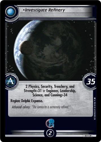Investigate Refinery (PP) | CardGuide Wiki | Fandom