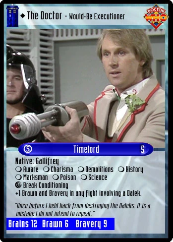 The Doctor (5) - Would-Be Executioner (BS) | CardGuide Wiki | Fandom