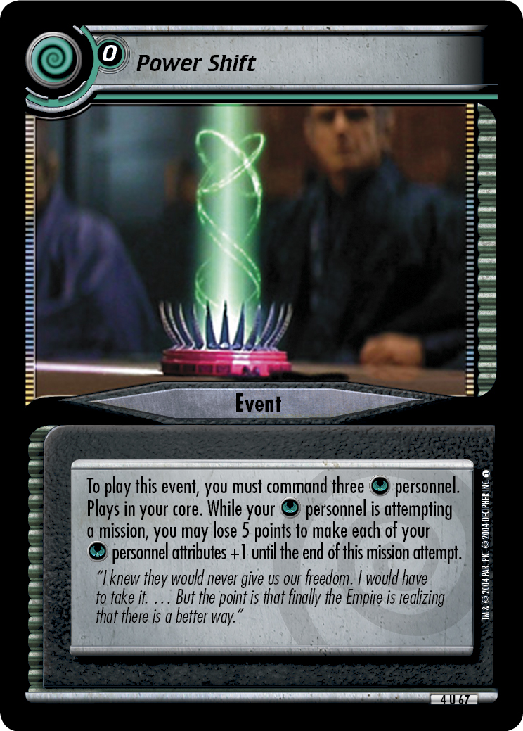 Power Shift Errata Cardguide Wiki Fandom